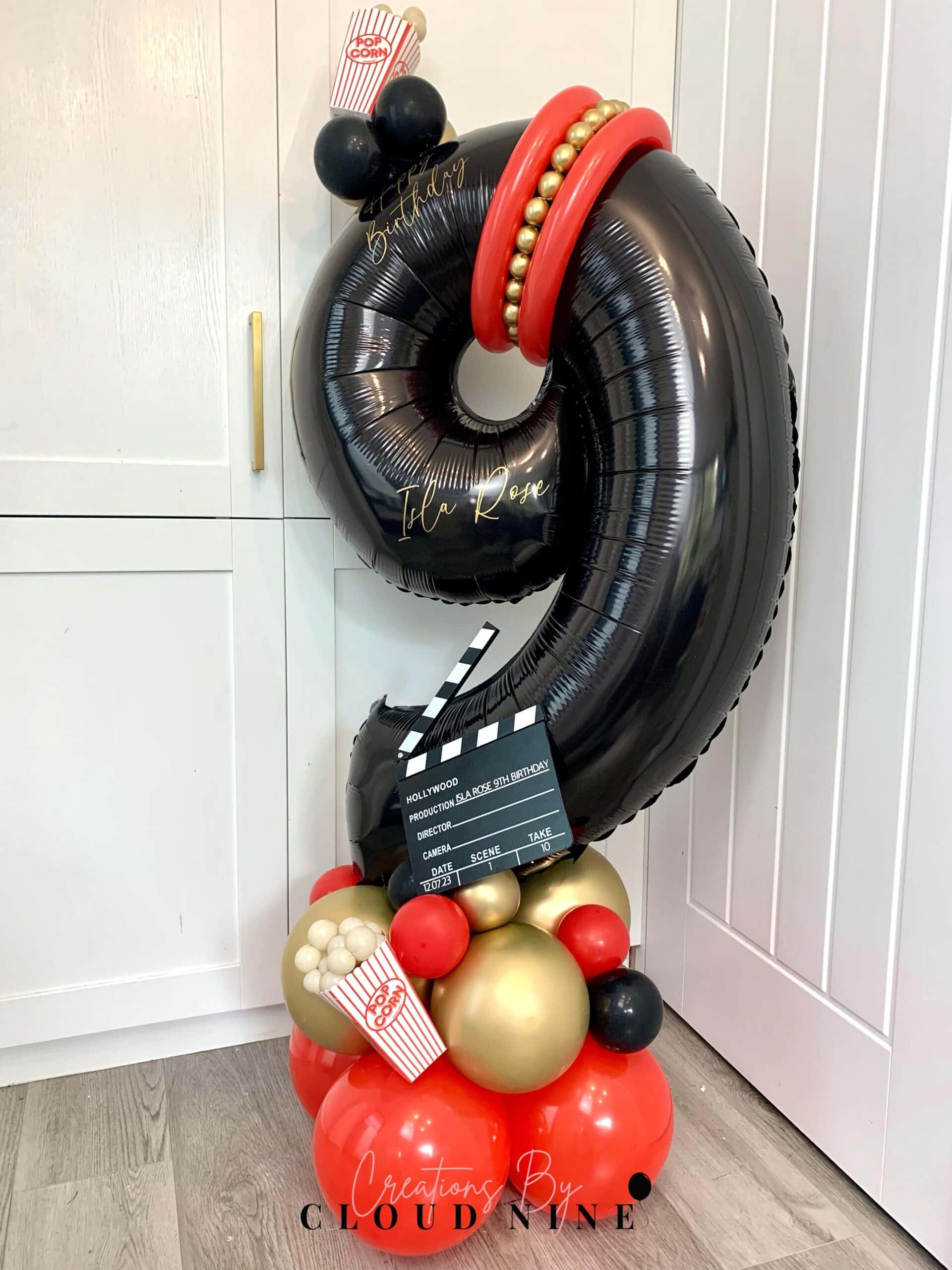 Themed Number Balloons Stack (One Number) - Creations By Cloud Nine