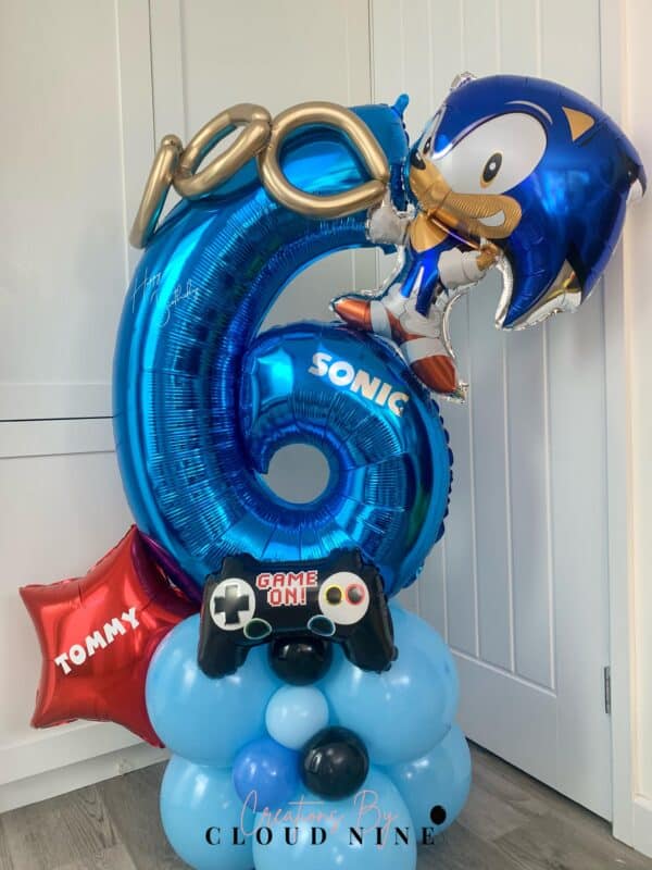 Themed Number Balloons Stack (One Number) - Creations By Cloud Nine